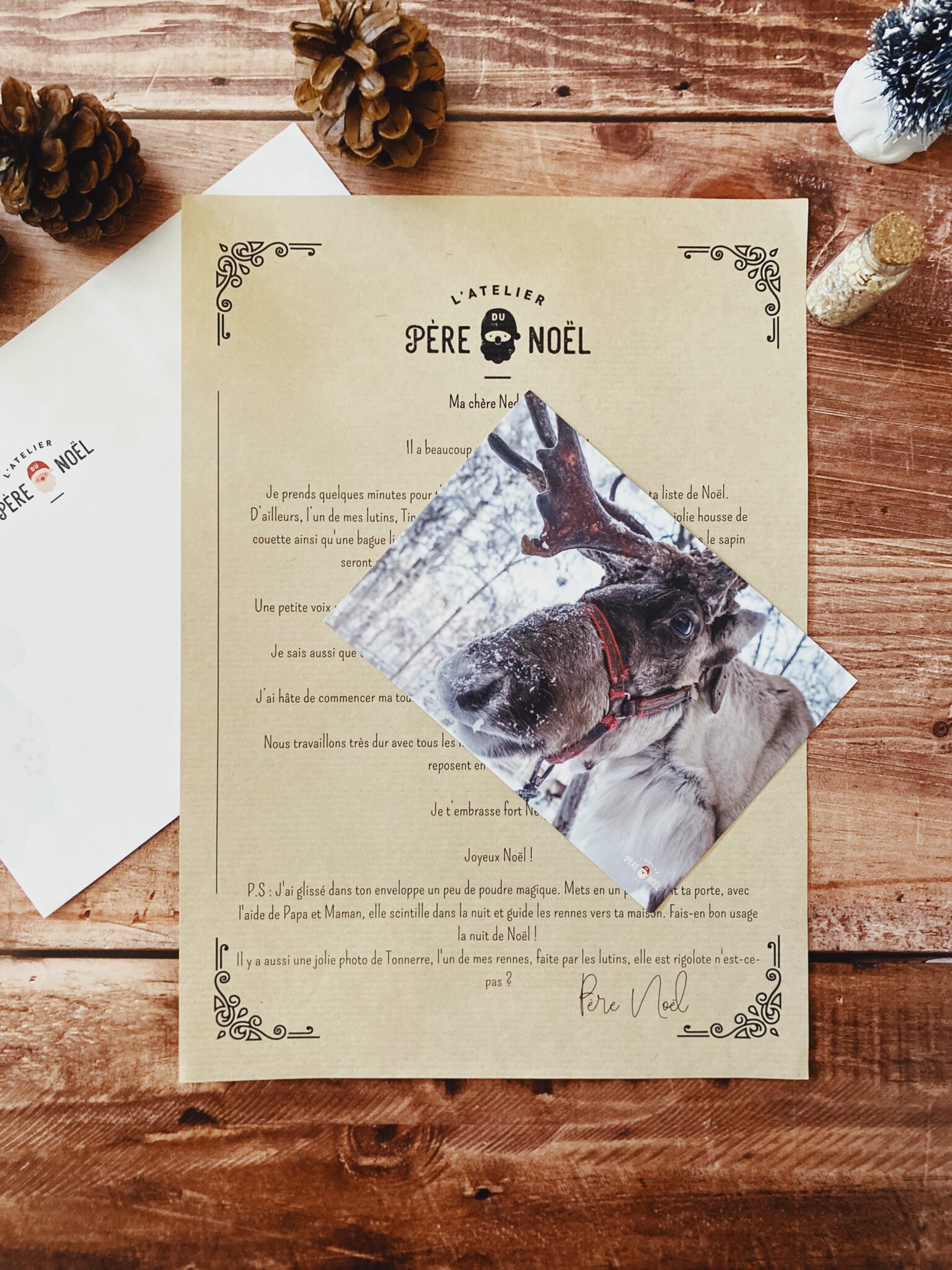 Le courrier de noël - L'atelier du Père Noël
