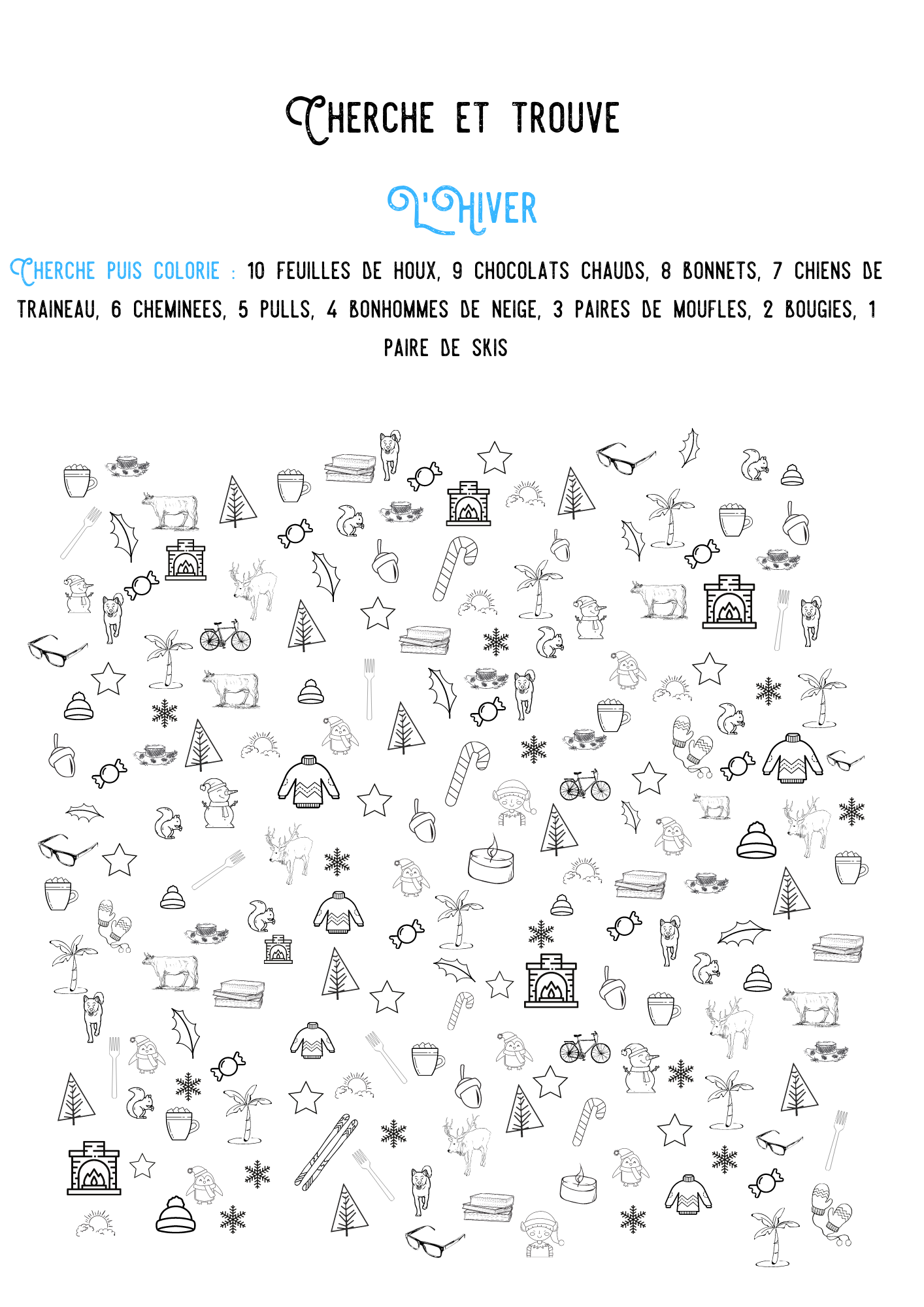 Activités d'Hiver pour Enfants - L'atelier du Père Noël